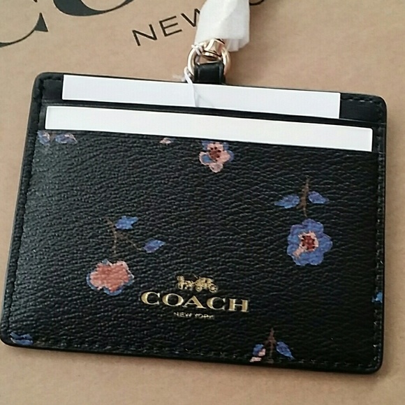 Coach | Bags | Coach Idbadge Lanyard With Prairie Print | Poshmark